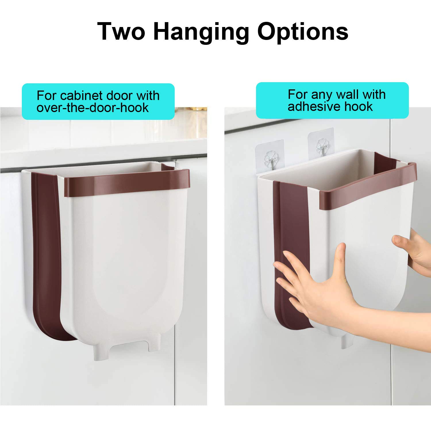 Collapsible Expandable dustbin over the shelf – Ariz Express