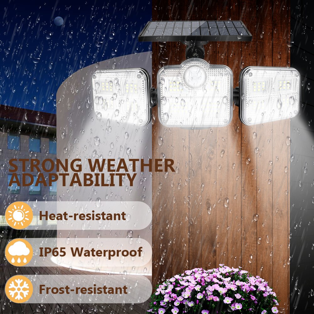 3 headed solar light – Ariz Express